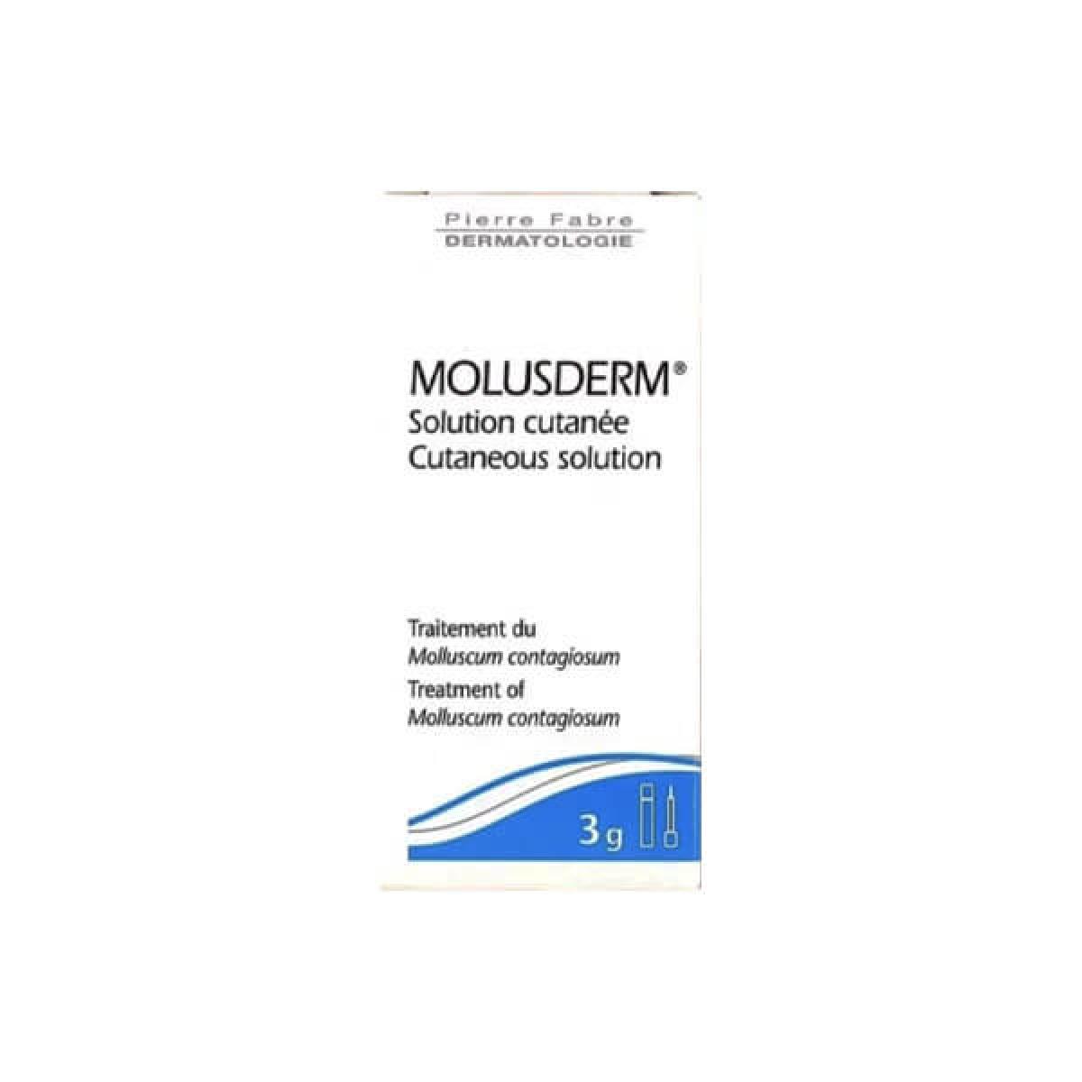 PIERRE FABRE Molusderm solution cutanée 3g - Parapharmacie - Pharmarket