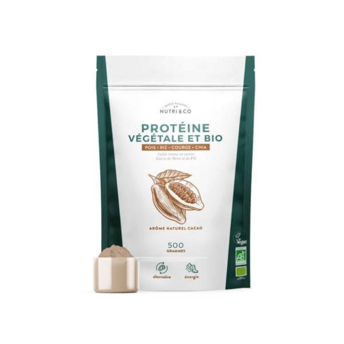 NUTRI & CO Protéine végétale bio 500g - Parapharmacie - Pharmarket