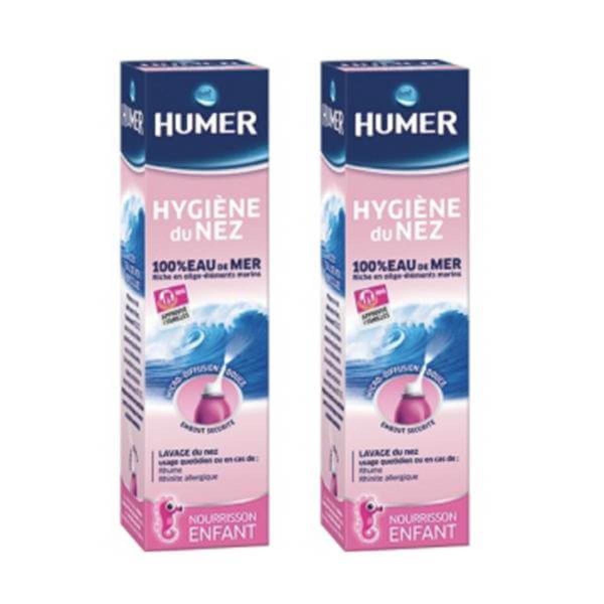 URGO Humer spray nasal hygiène du nez bébé et enfant lot 2x150ml ...