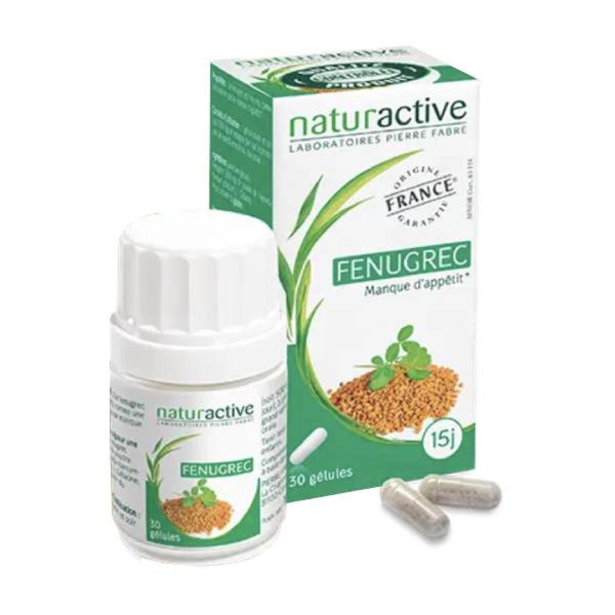 NATURACTIVE Fenugrec 30 gélules - Parapharmacie - Pharmarket