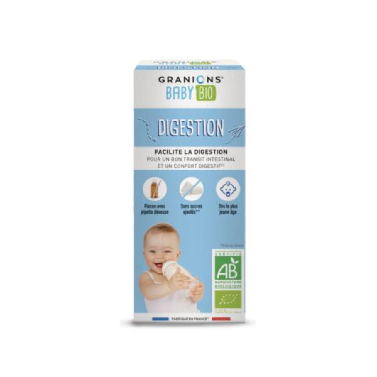 GRANIONS Baby bio digestion 125ml - Parapharmacie - Pharmarket