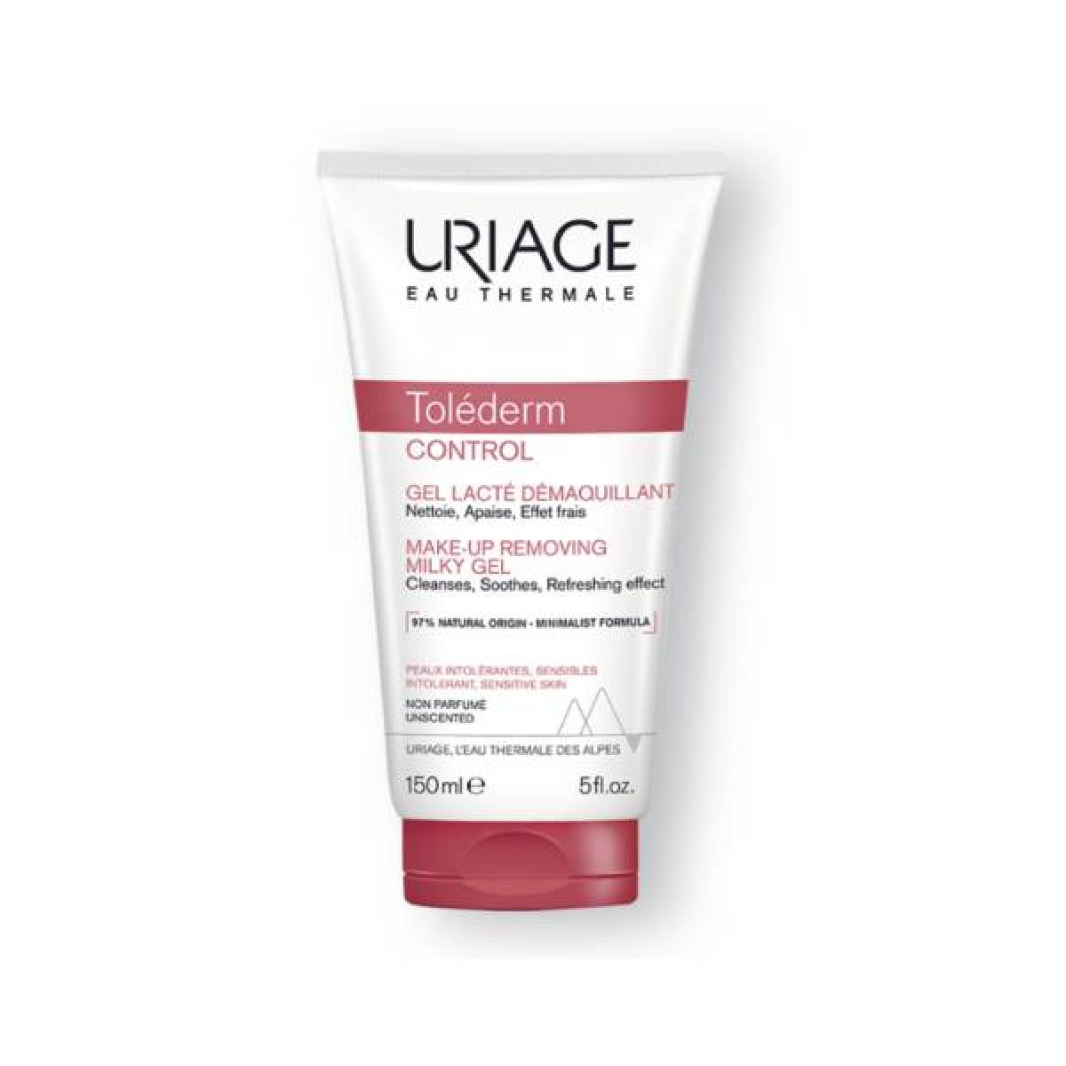 URIAGE Toléderm control gel lacté démaquillant 150ml - Parapharmacie ...