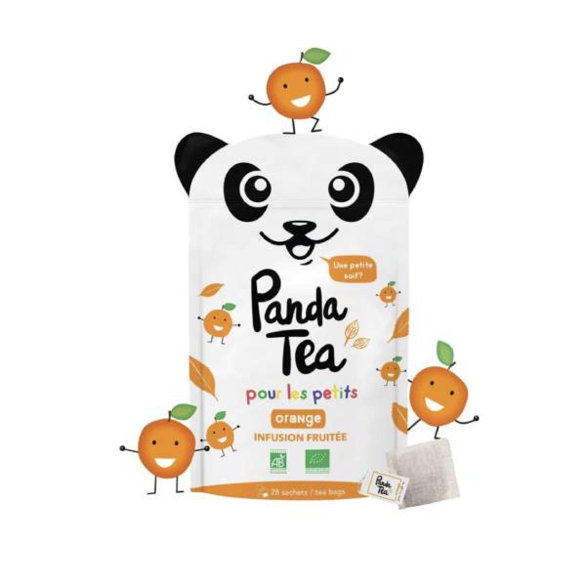 PANDA TEA Infusion fruitée pour les enfants orange 28 sachets ...