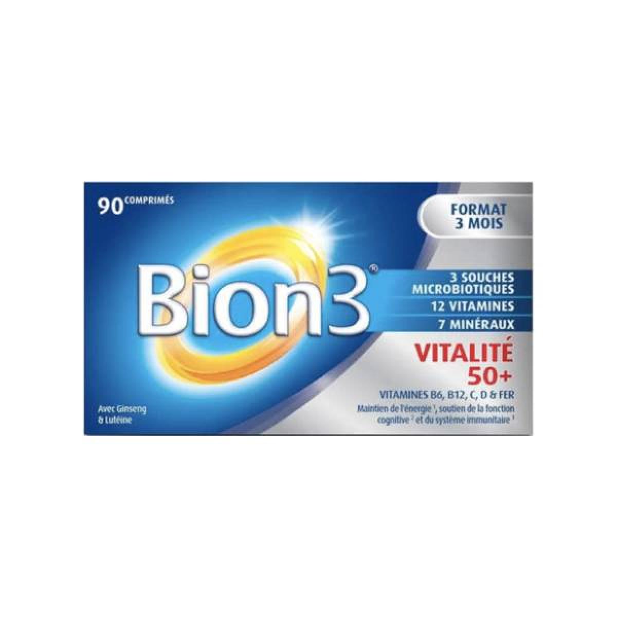 BION 3 Vitalité 50+ 90 comprimés - Parapharmacie - Pharmarket