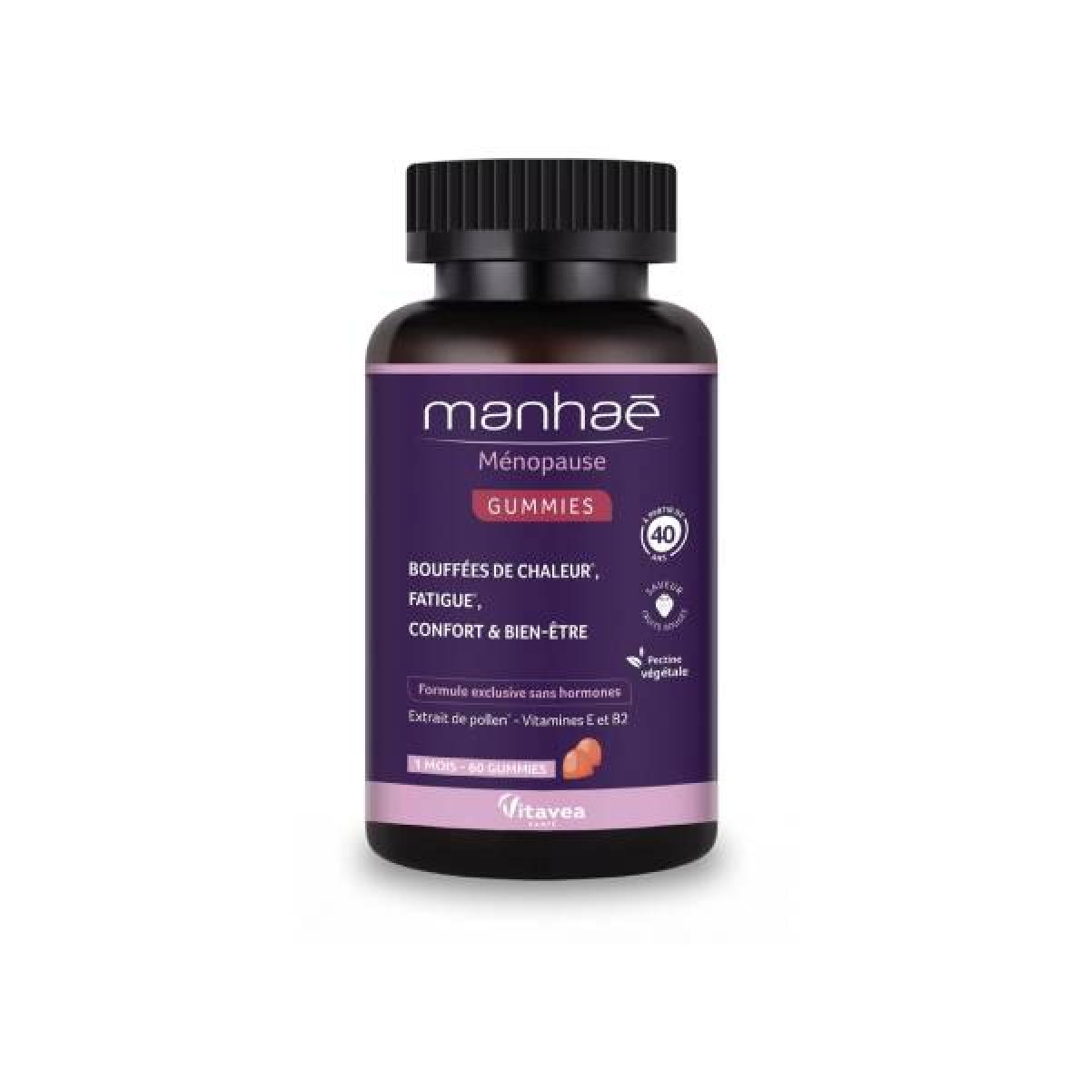 NUTRISANTÉ Vitavea manhaé ménopause 60 gummies - Parapharmacie - Pharmarket