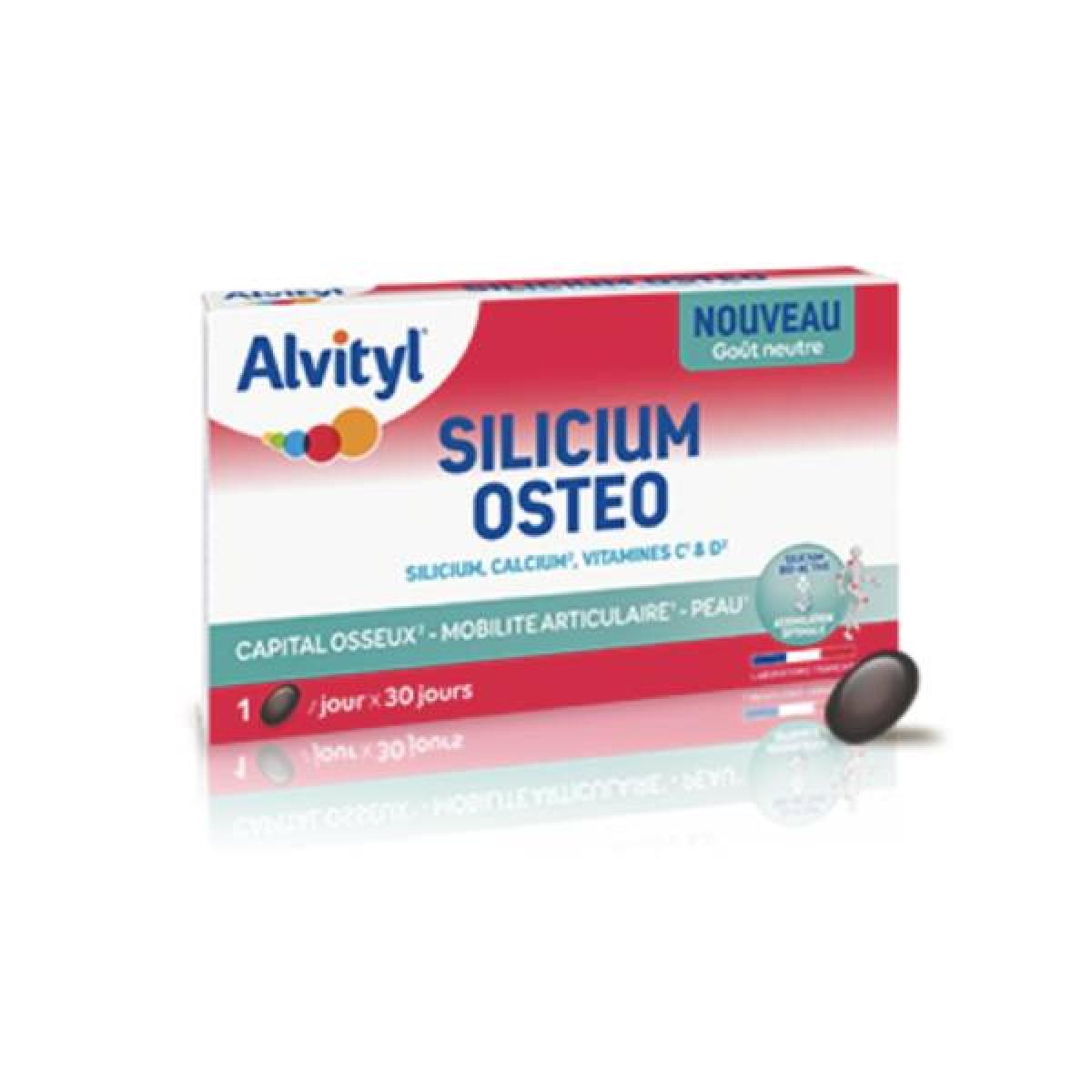 ALVITYL Silicium osteo 30 capsules - Parapharmacie - Pharmarket