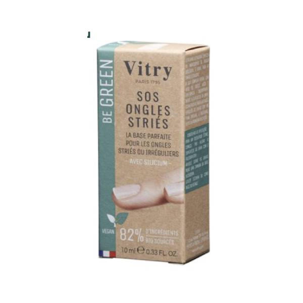 VITRY Be green SOS ongles striés 10ml - Parapharmacie - Pharmarket
