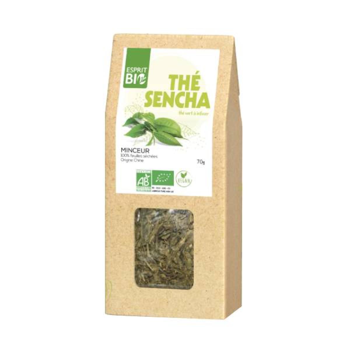 ESPRIT BIO Thé sencha thé vert à infuser minceur 70g - Parapharmacie - Pharmarket
