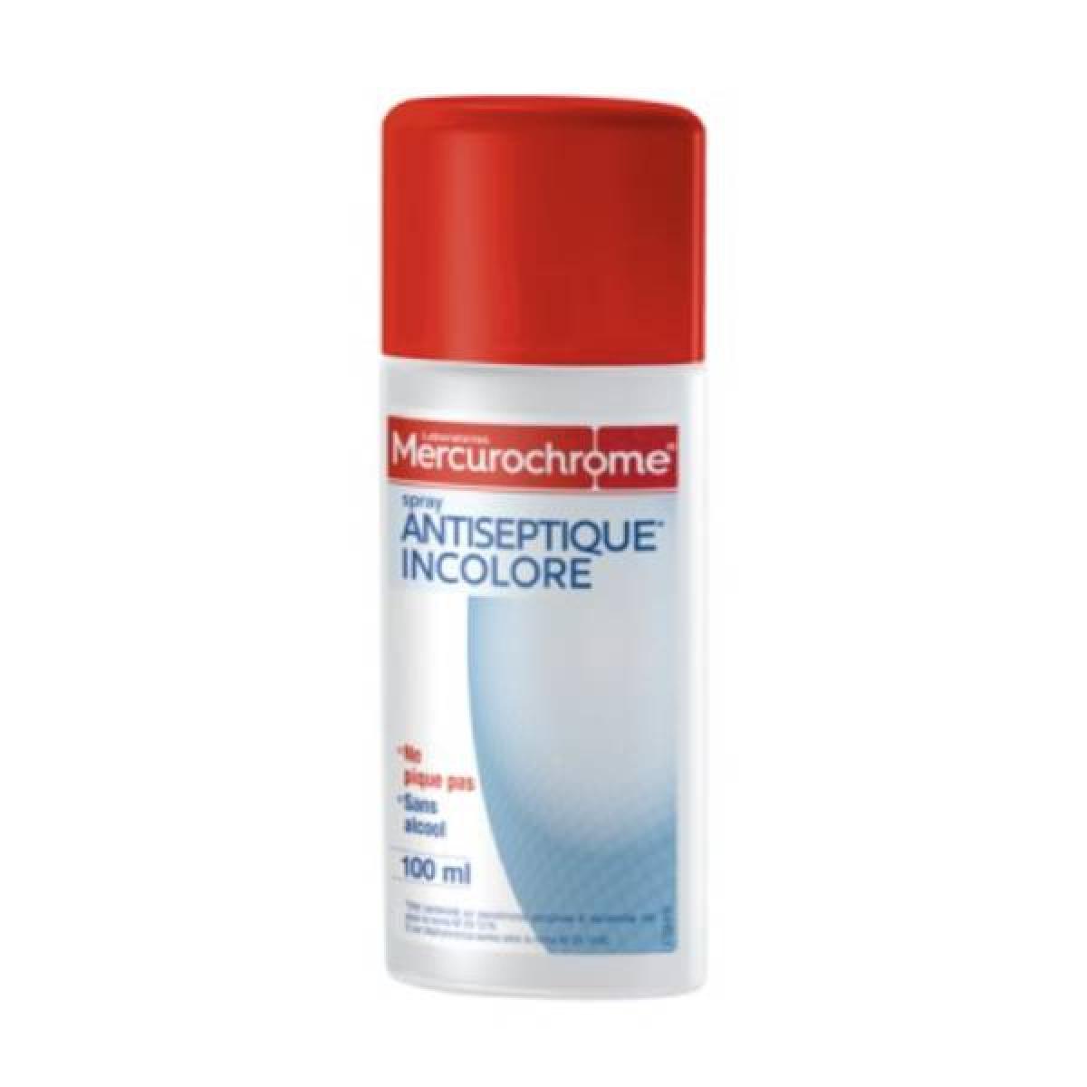 MERCUROCHROME Antiseptique incolore spray 100ml - Parapharmacie ...