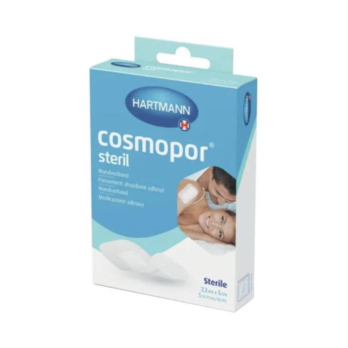 HARTMANN Cosmopor steril 5 pansements absorbants adhésifs 7,2x5cm ...