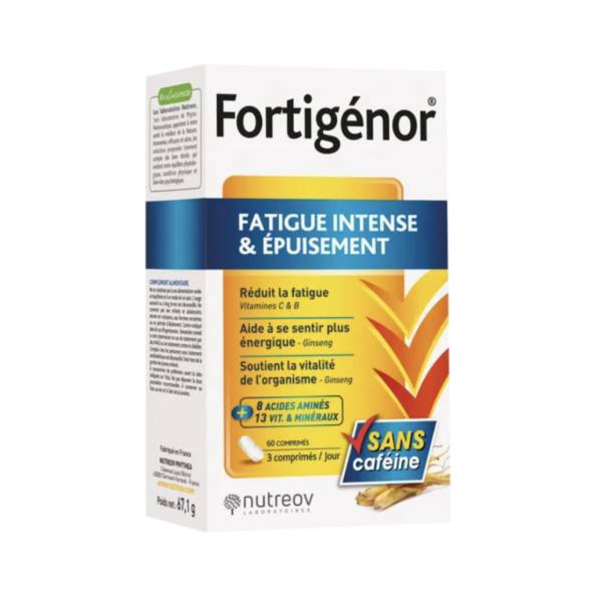 FORTÉ PHARMA Fortigénor fatigue intense et épuisement 60 gélules ...