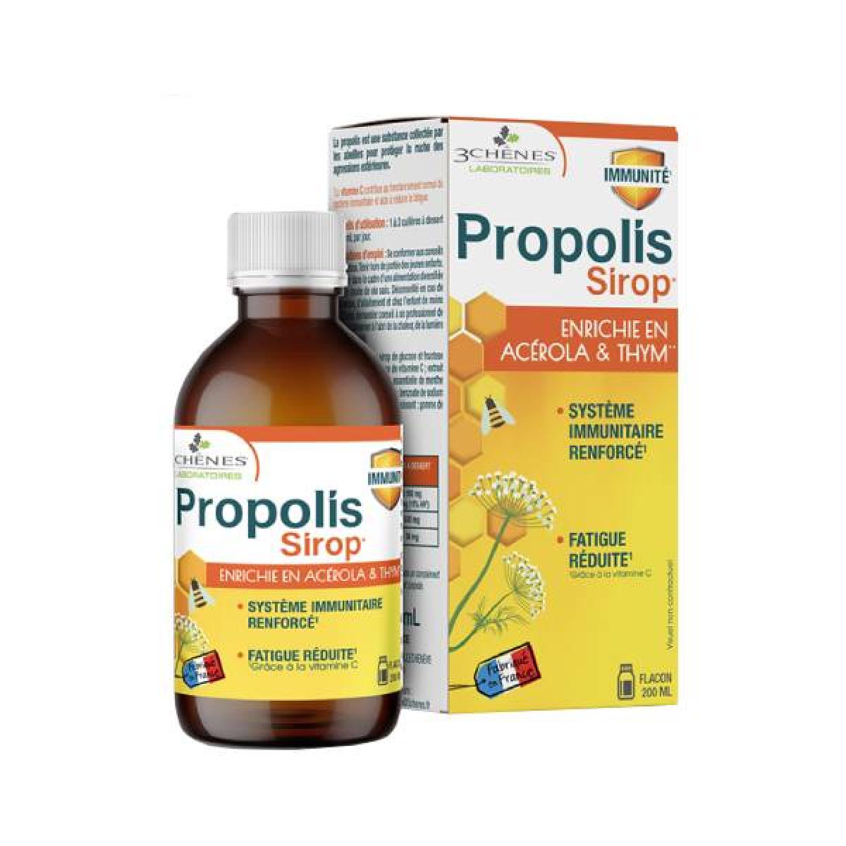 LES 3 CHÊNES Propolis sirop 200ml - Parapharmacie - Pharmarket