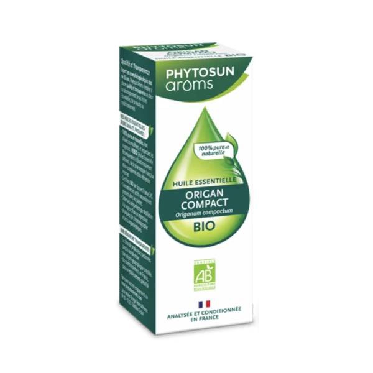 PHYTOSUN AROMS Huile essentielle origan compact bio 10ml ...