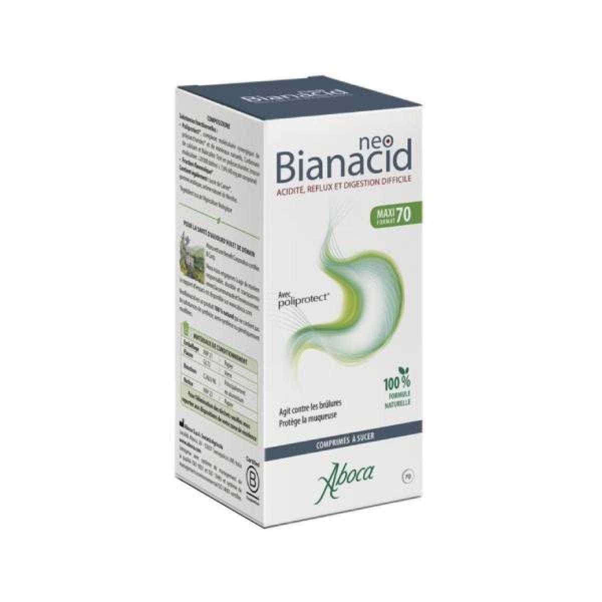 ABOCA Neobianacid 70 comprimés - Parapharmacie - Pharmarket