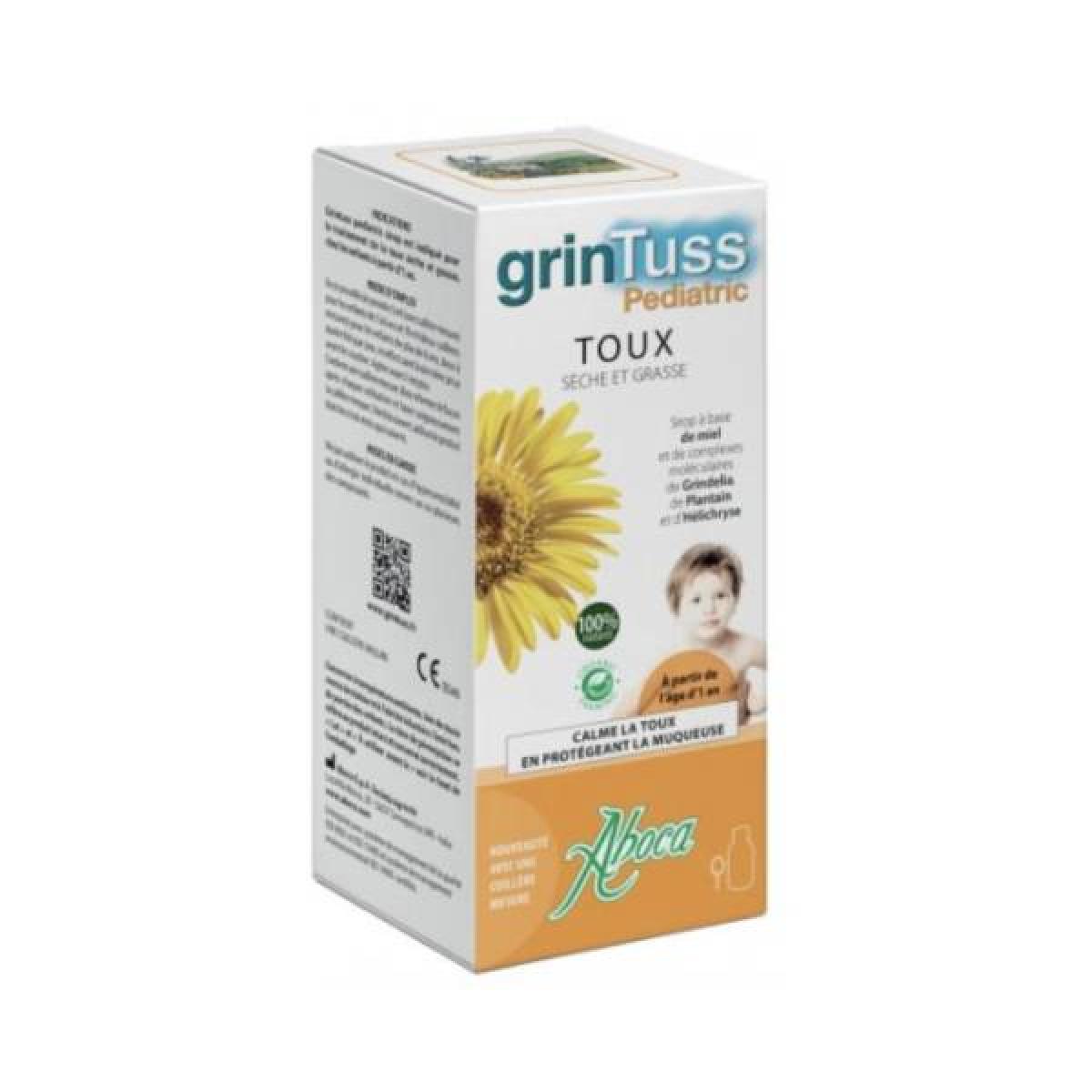 ABOCA GrinTuss pediatric sirop toux sèche et grasse 128g ...