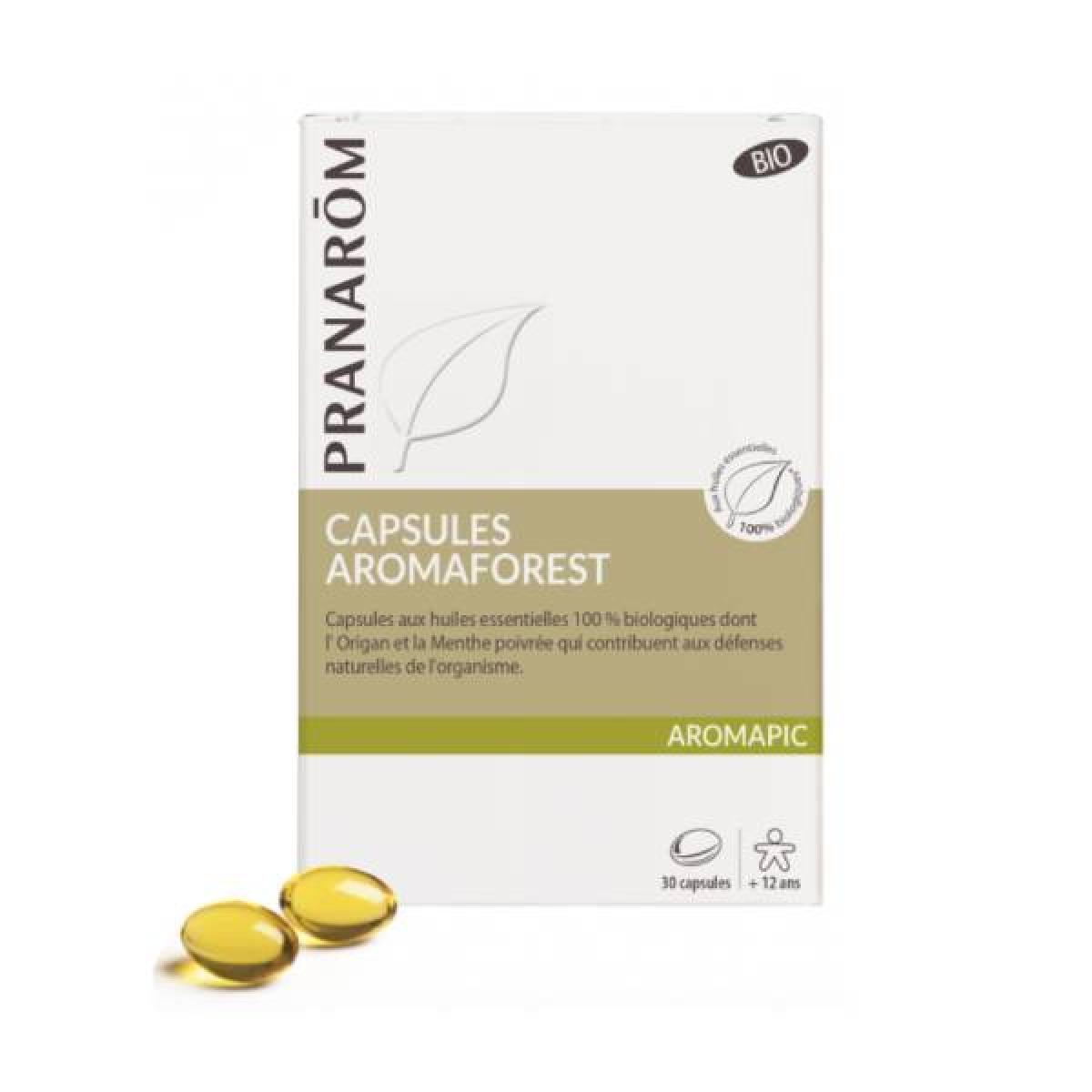 PRANAROM Aromapic aromaforest bio 30 capsules - Parapharmacie - Pharmarket