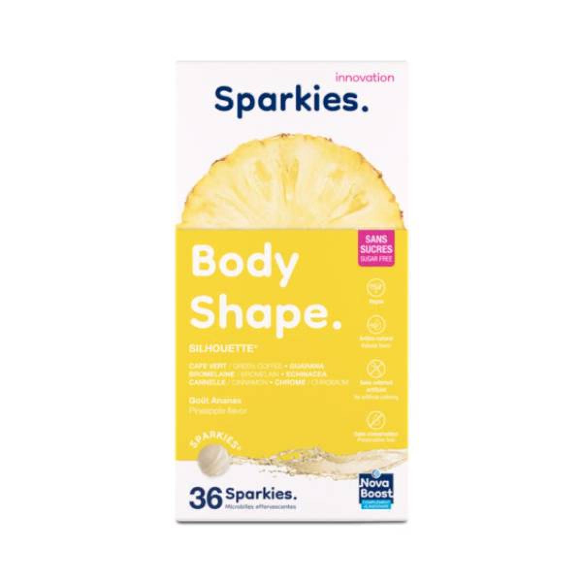 NOVABOOST Sparkies body shape 36 microbilles effervescentes ...