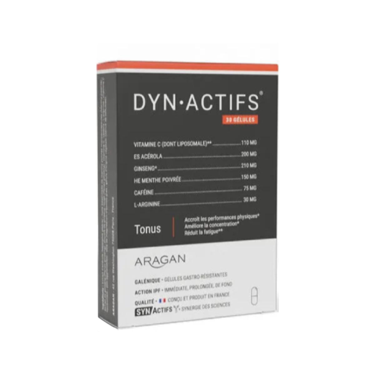 SYNACTIFS DynActifs 30 gélules - Parapharmacie - Pharmarket