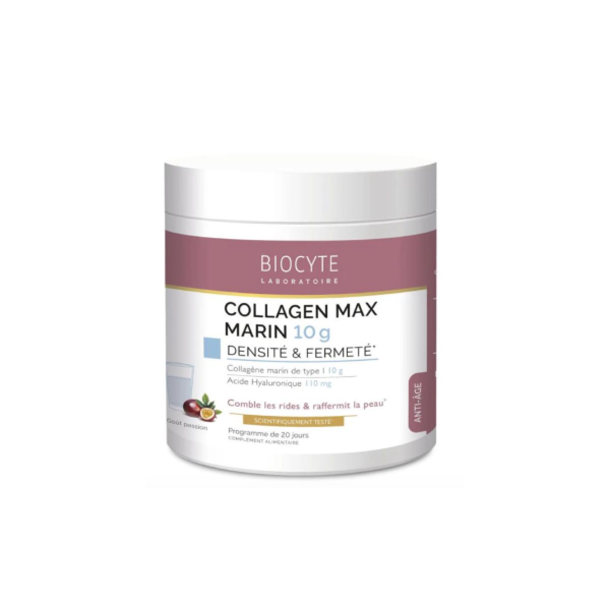BIOCYTE Collagen max marin goût passion 210g - Parapharmacie - Pharmarket