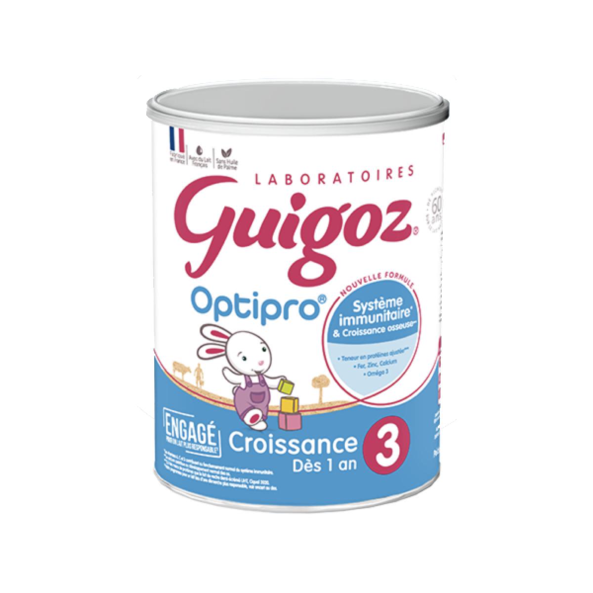 GUIGOZ Optipro 3 lait de croissance dès 1 an 780g - Parapharmacie ...