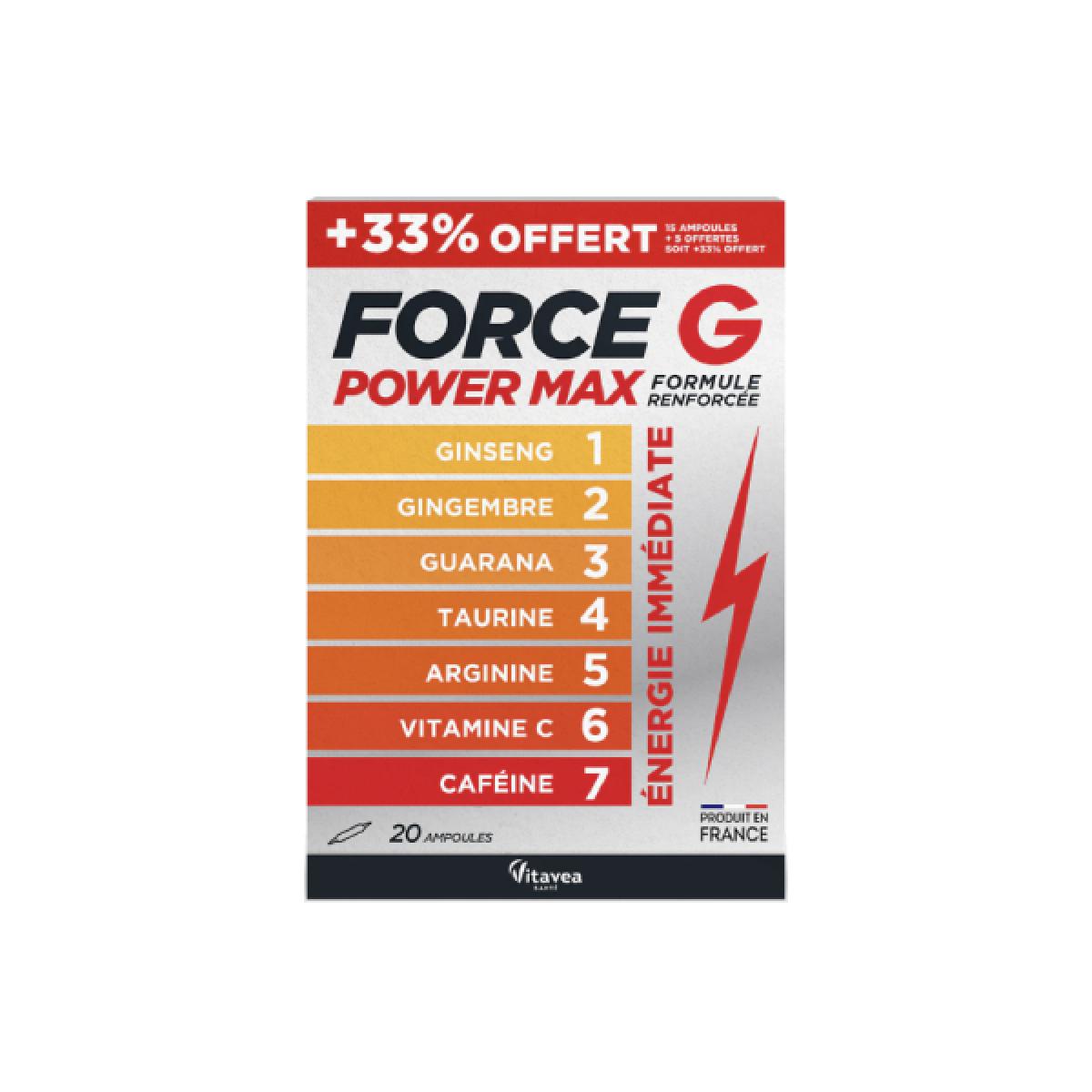 NUTRISANTÉ Vitavea force G power max 30 gummies - Parapharmacie ...