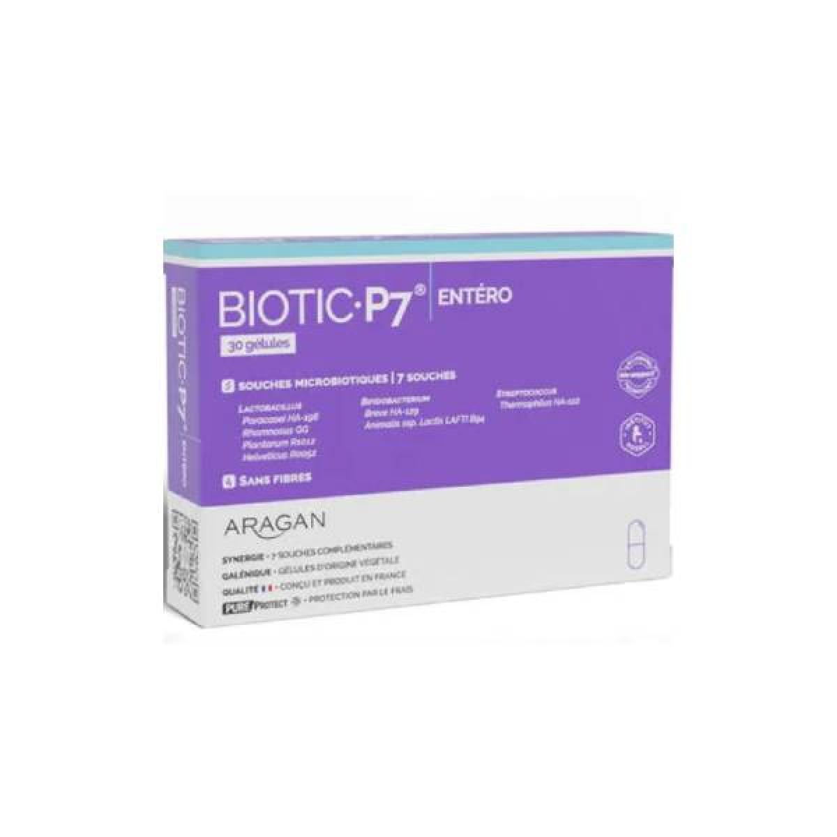 ARAGAN Biotic P7 entéro 30 gélules - Parapharmacie - Pharmarket