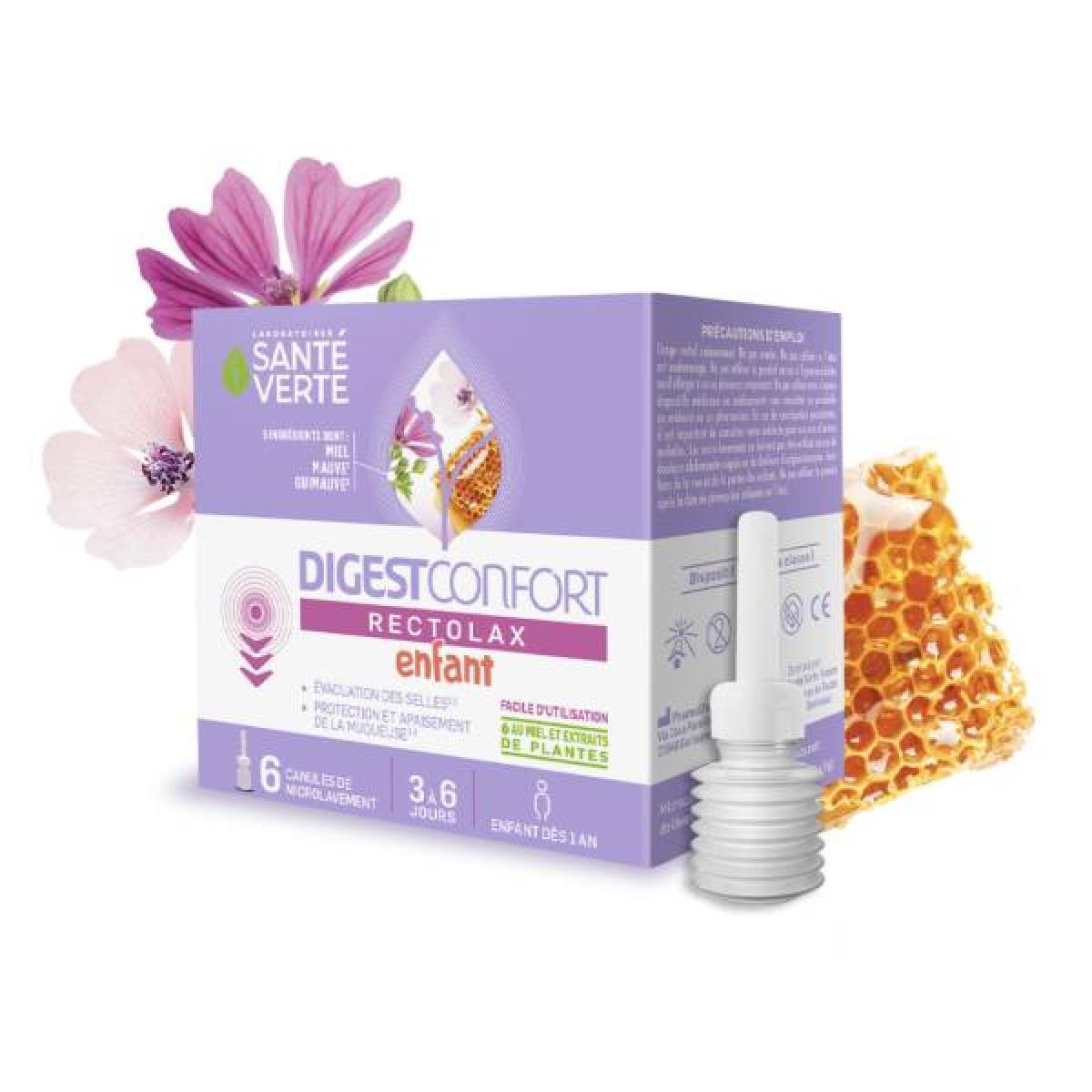 SANTE VERTE DigestConfort rectolax enfant 6 canules - Parapharmacie ...