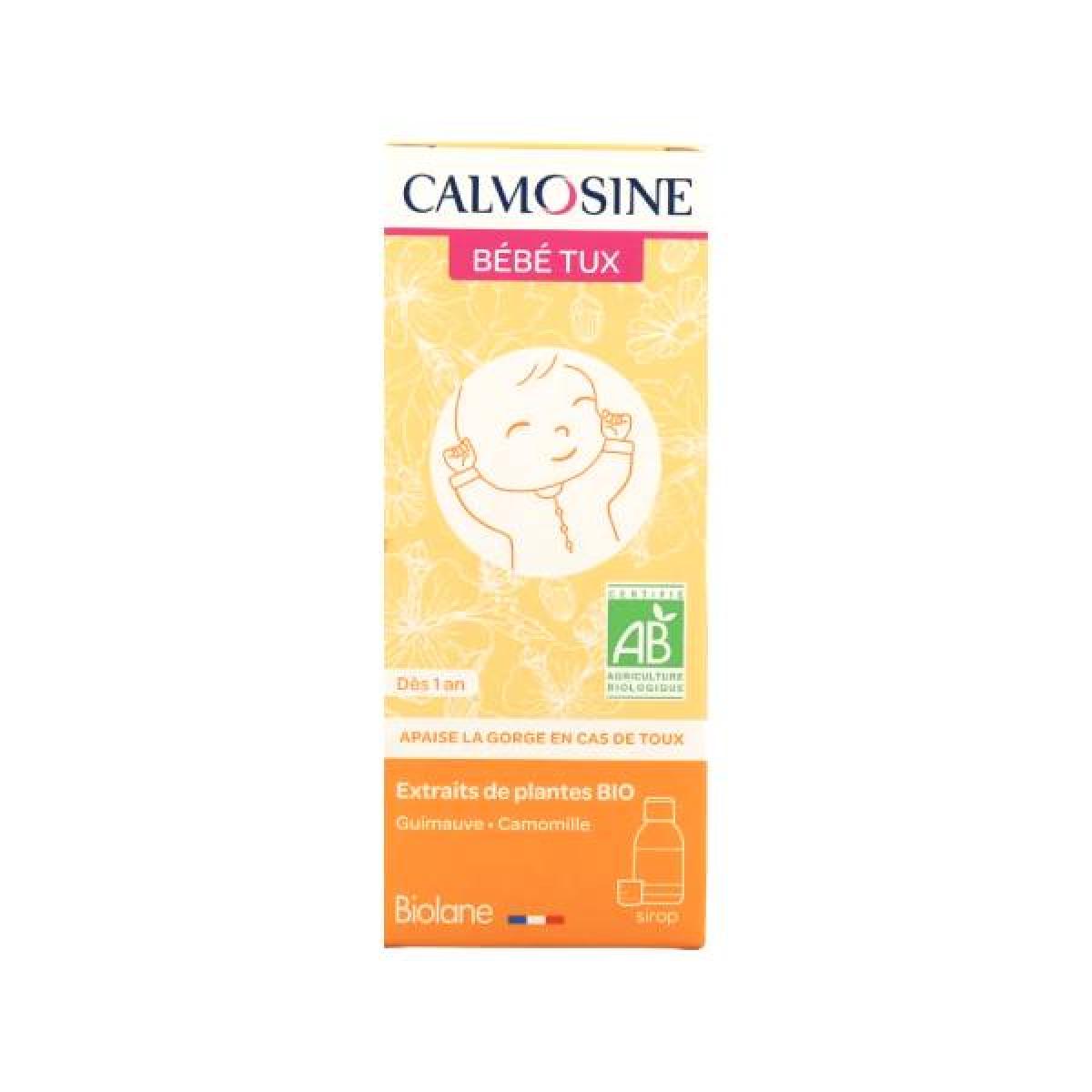 LAUDAVIE Calmosine bébé tux sirop pour la toux bio 100ml ...