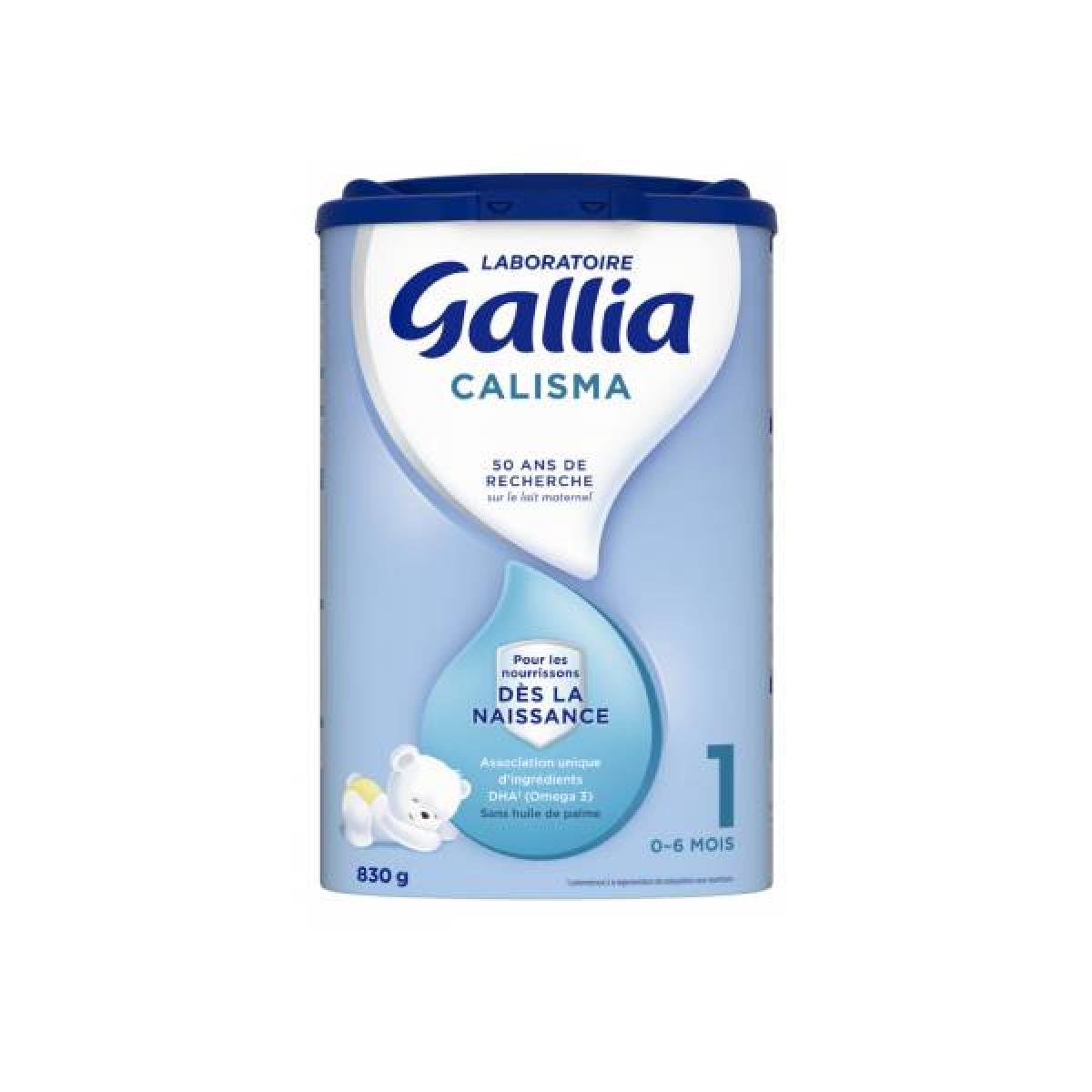 GALLIA Calisma lait 1er âge 830g - Parapharmacie - Pharmarket