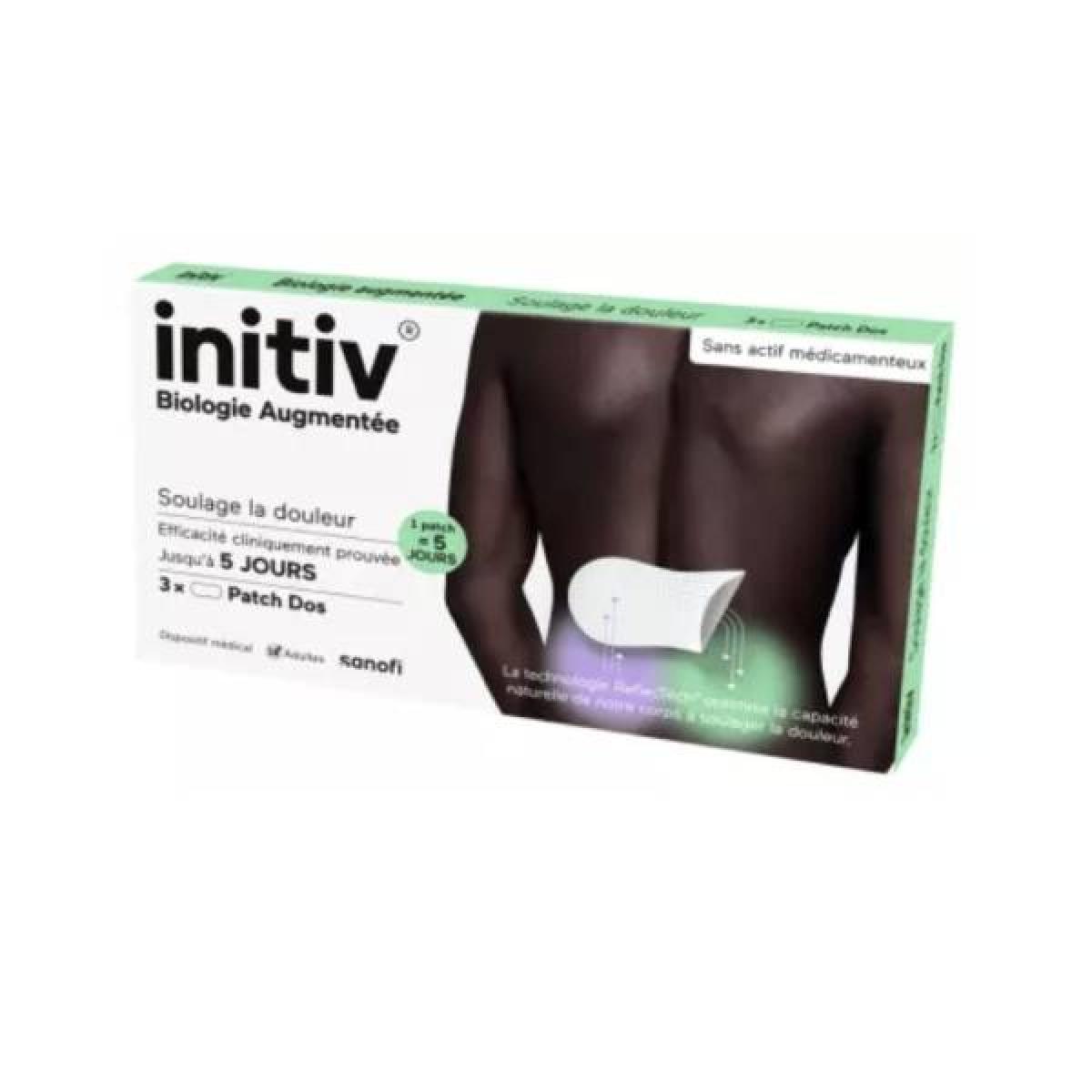 SANOFI Initiv 3 patchs dos - Parapharmacie - Pharmarket