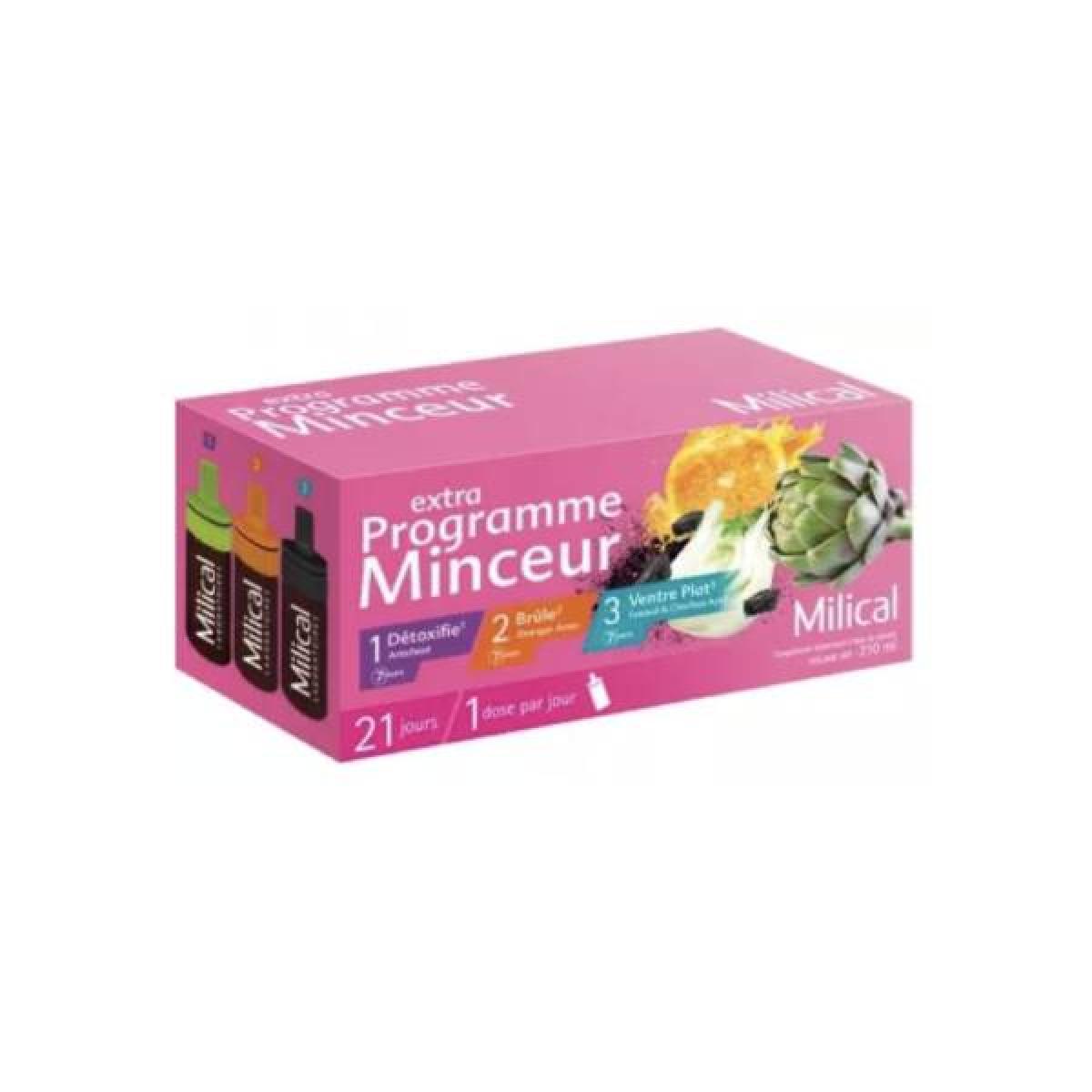 MILICAL Extra programme minceur 21 doses - Parapharmacie - Pharmarket