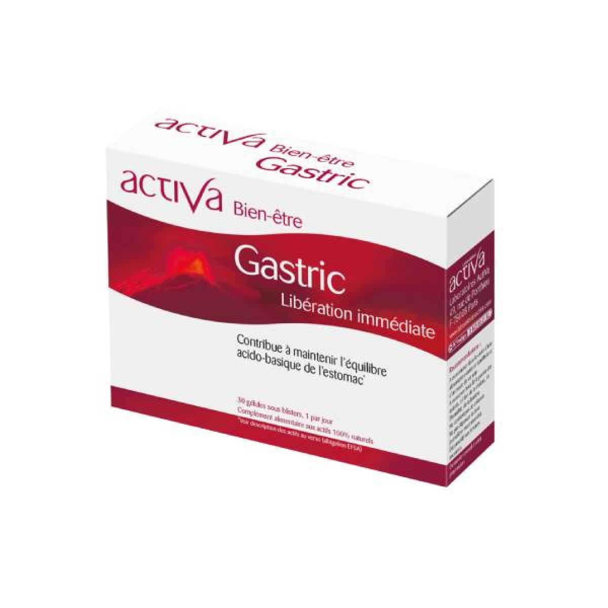 ACTIVA Bien-être gastric 30 gélules - Parapharmacie - Pharmarket