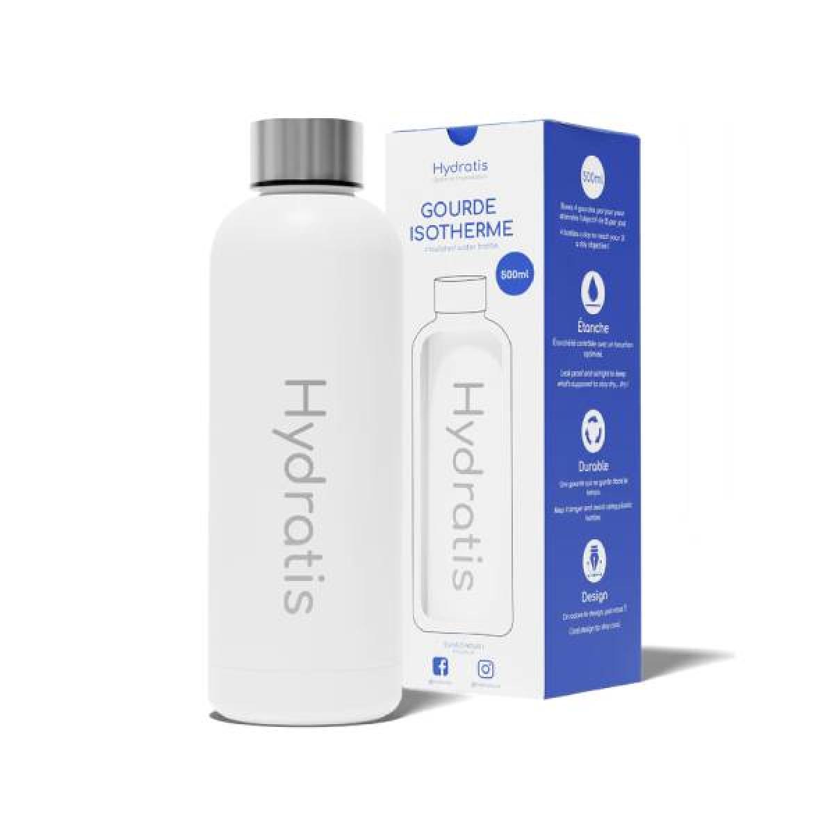 HYDRATIS Gourde isotherme blanc 500ml - Parapharmacie - Pharmarket