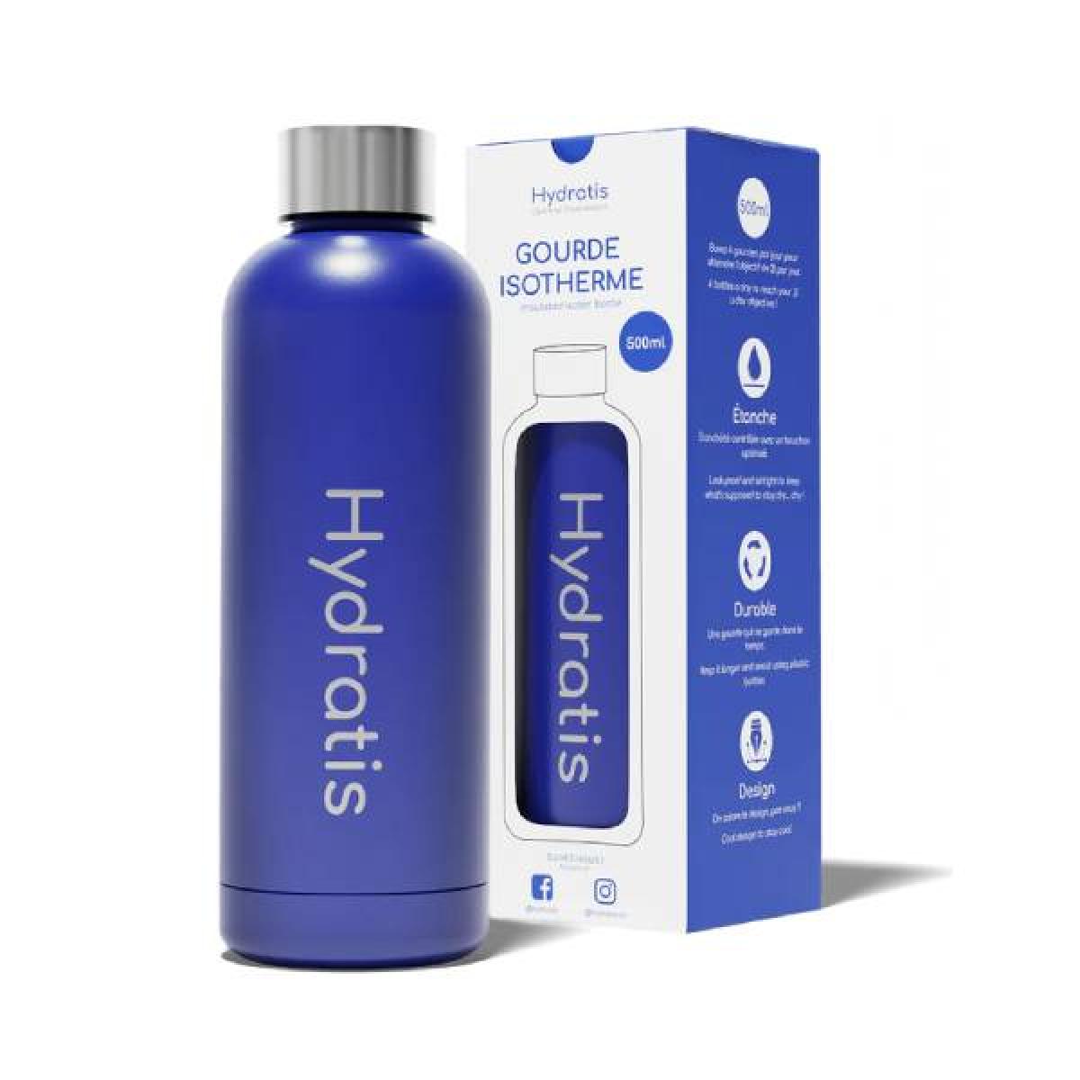 HYDRATIS Gourde isotherme bleu 500ml - Parapharmacie - Pharmarket