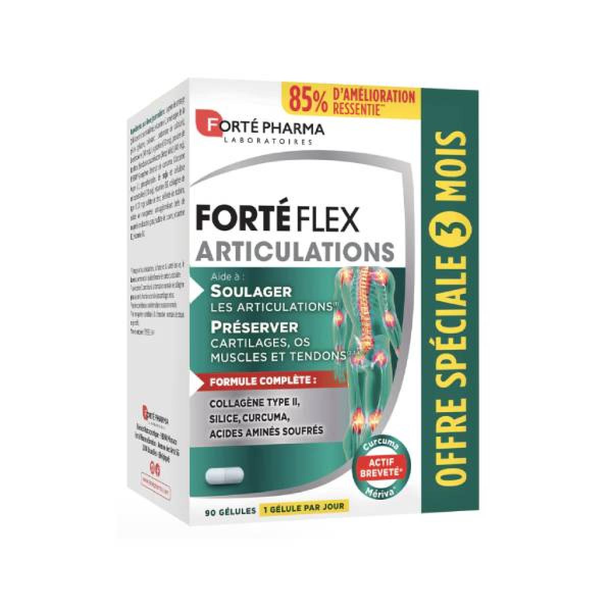 FORTÉ PHARMA Forté flex articulations 90 gélules - Parapharmacie - Pharmarket