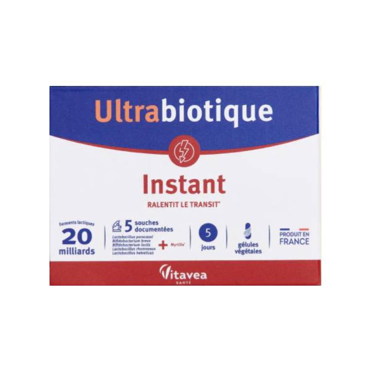 NUTRISANTÉ Vitavea ultrabiotique instant 10 gélules - Parapharmacie ...