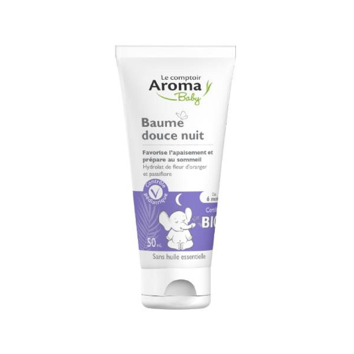 LE COMPTOIR AROMA Baby baume douce nuit bio 50ml - Parapharmacie ...