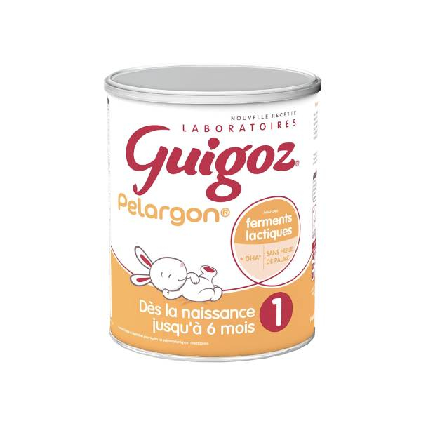 GUIGOZ Pelargon 1er âge 800g - Parapharmacie - Pharmarket