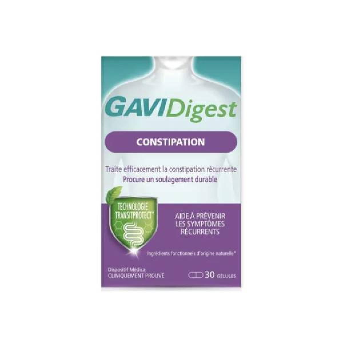 GAVISCON Gavidigest constipation 30 gélules - Parapharmacie - Pharmarket