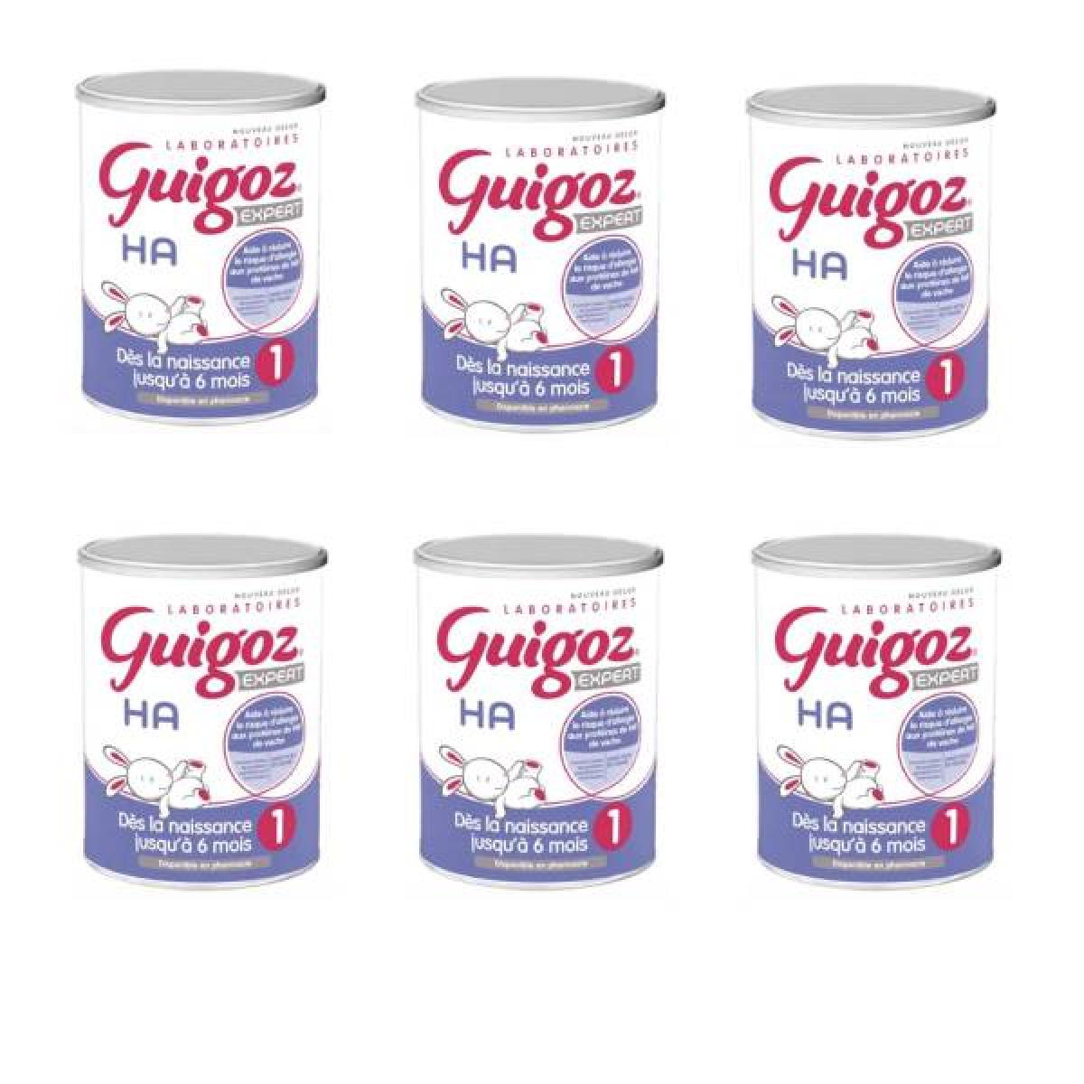 GUIGOZ Expert HA 1er âge lot 6x800g - Parapharmacie - Pharmarket