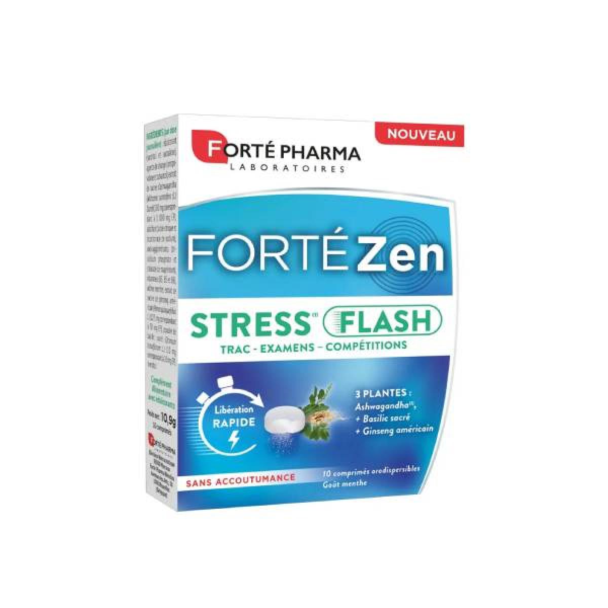 FORTÉ PHARMA Forté zen stress flash 10 comprimés - Parapharmacie ...