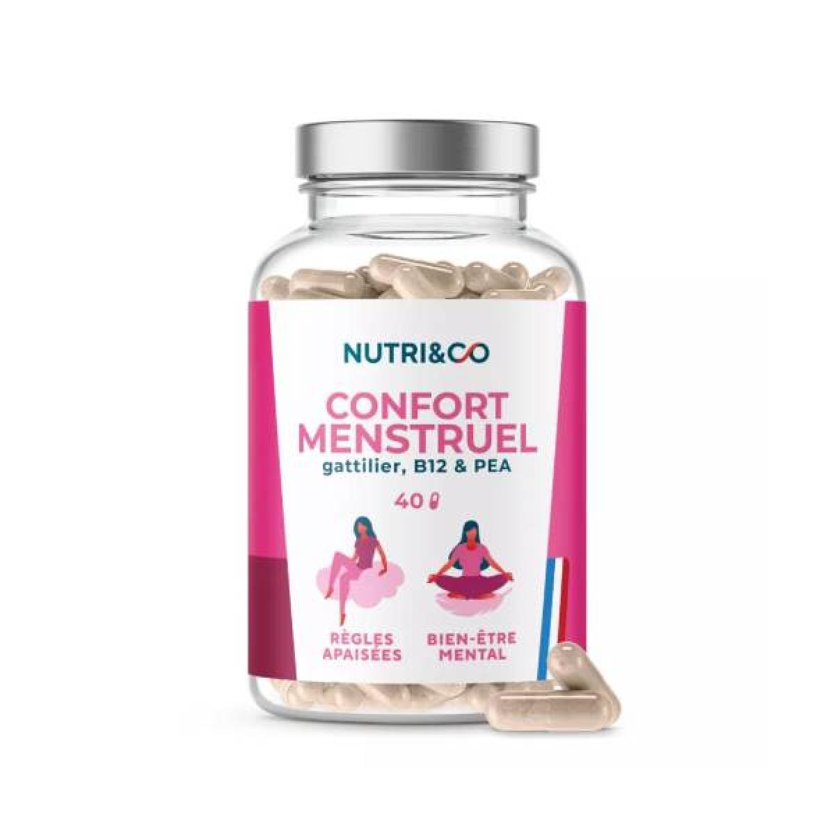 NUTRI & CO Confort menstruel 40 gélules - Parapharmacie - Pharmarket