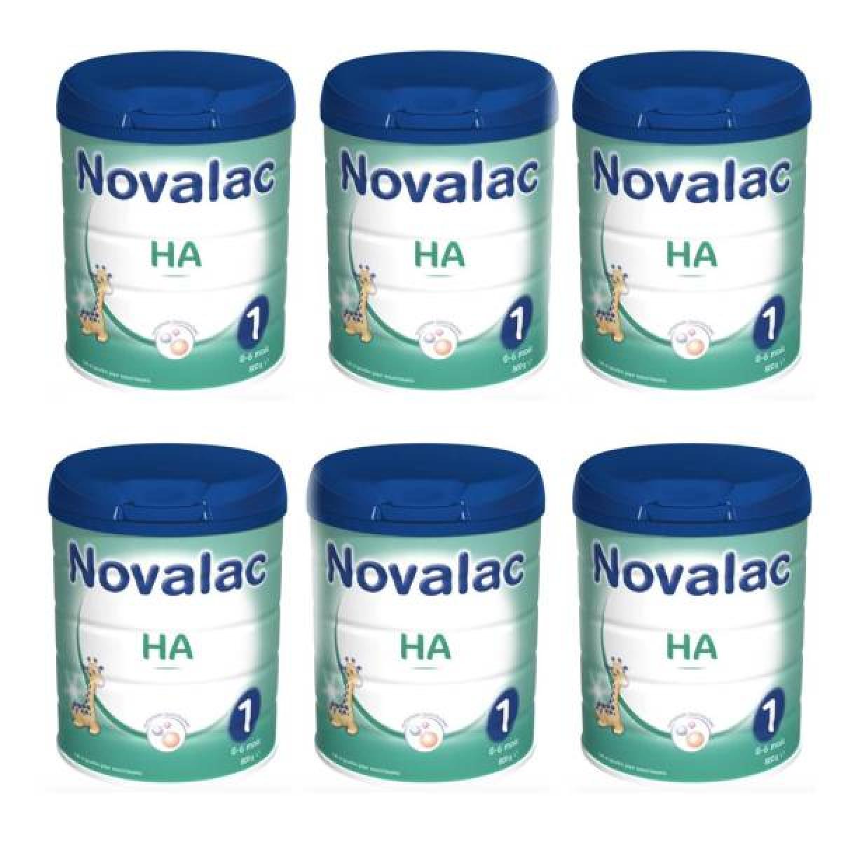 NOVALAC HA 1er âge lot 6x800g - Parapharmacie - Pharmarket