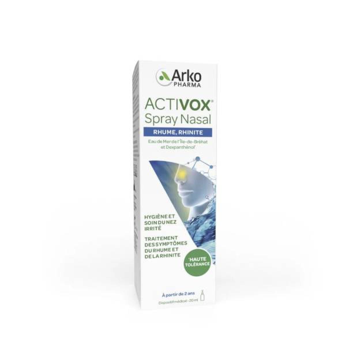 ARKOPHARMA Activox spray nasal 20ml - Parapharmacie - Pharmarket
