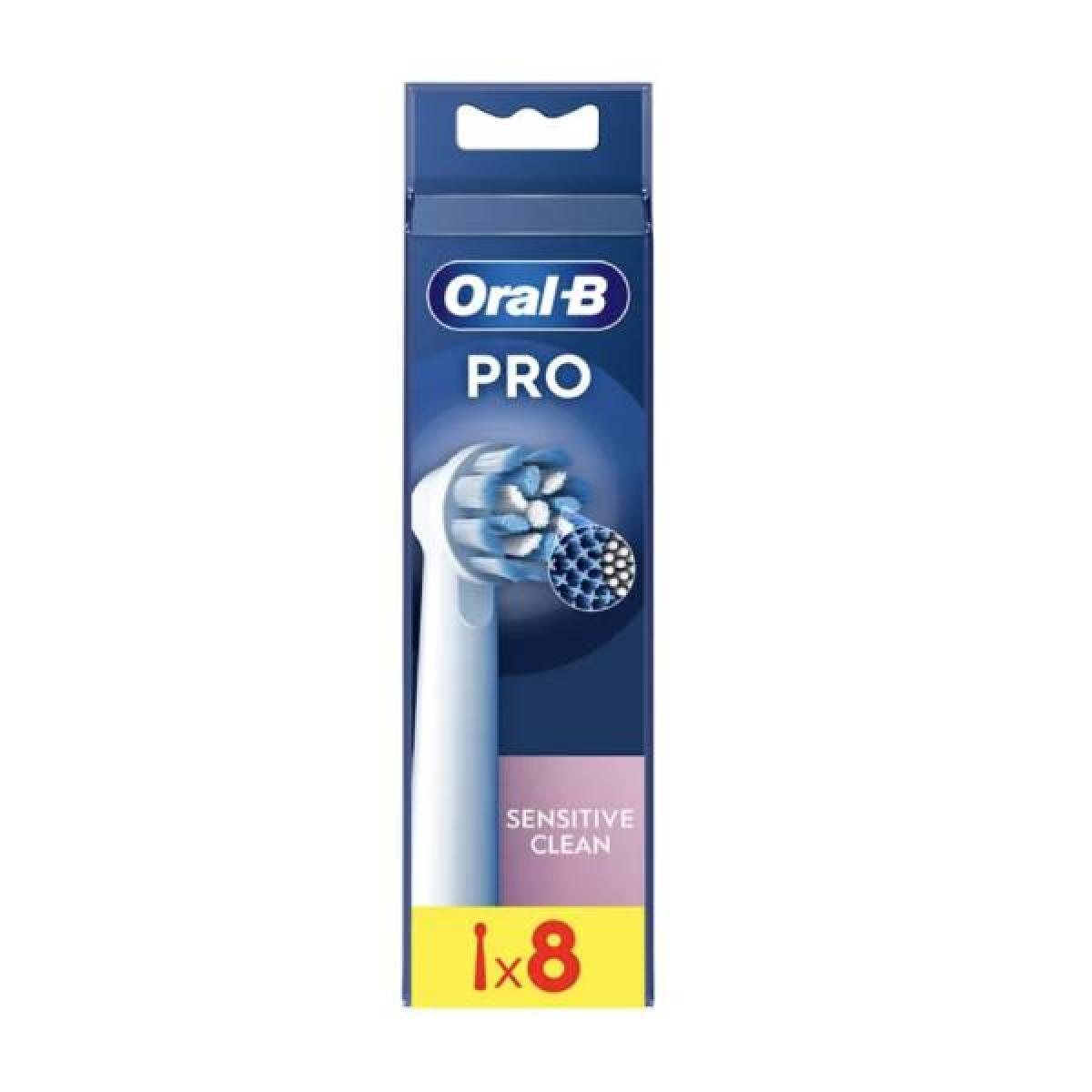 ORAL B Pro sensitive clean 8 brossettes de rechange - Parapharmacie ...