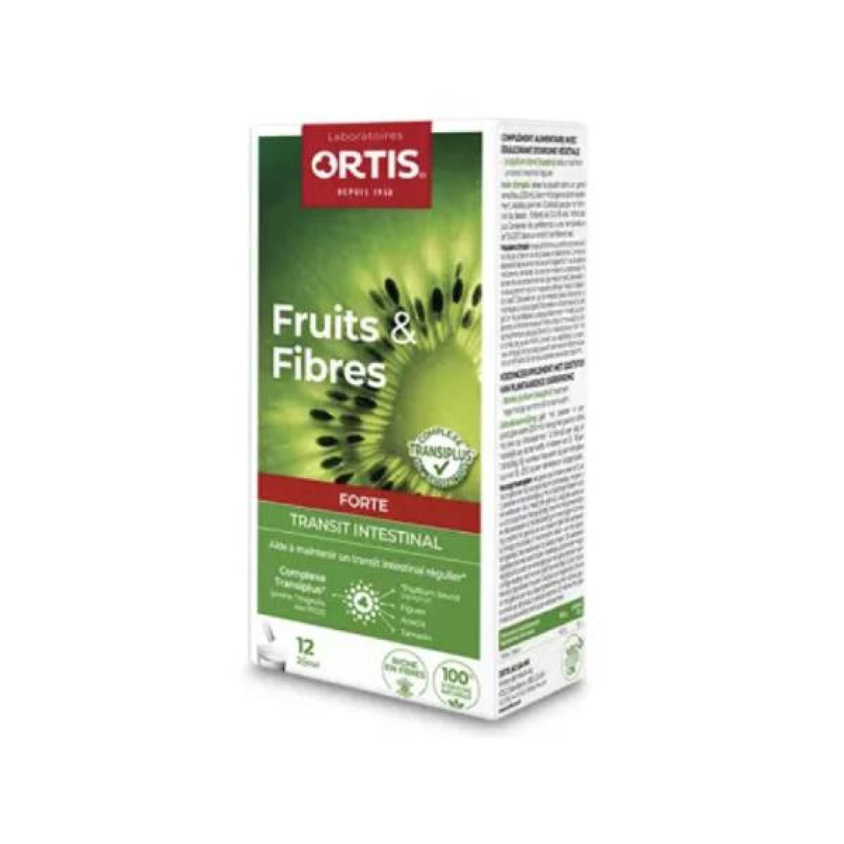 ORTIS Fruits & fibres forte transit intestinal 12 sticks ...