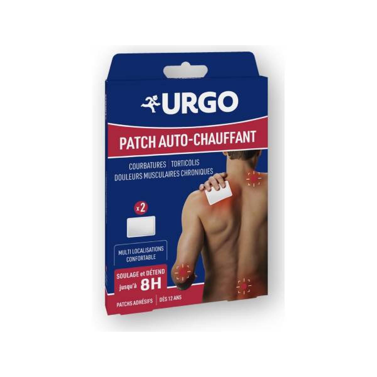 URGO Patch auto-chauffant 8H 2 patchs adhésifs - Parapharmacie - Pharmarket