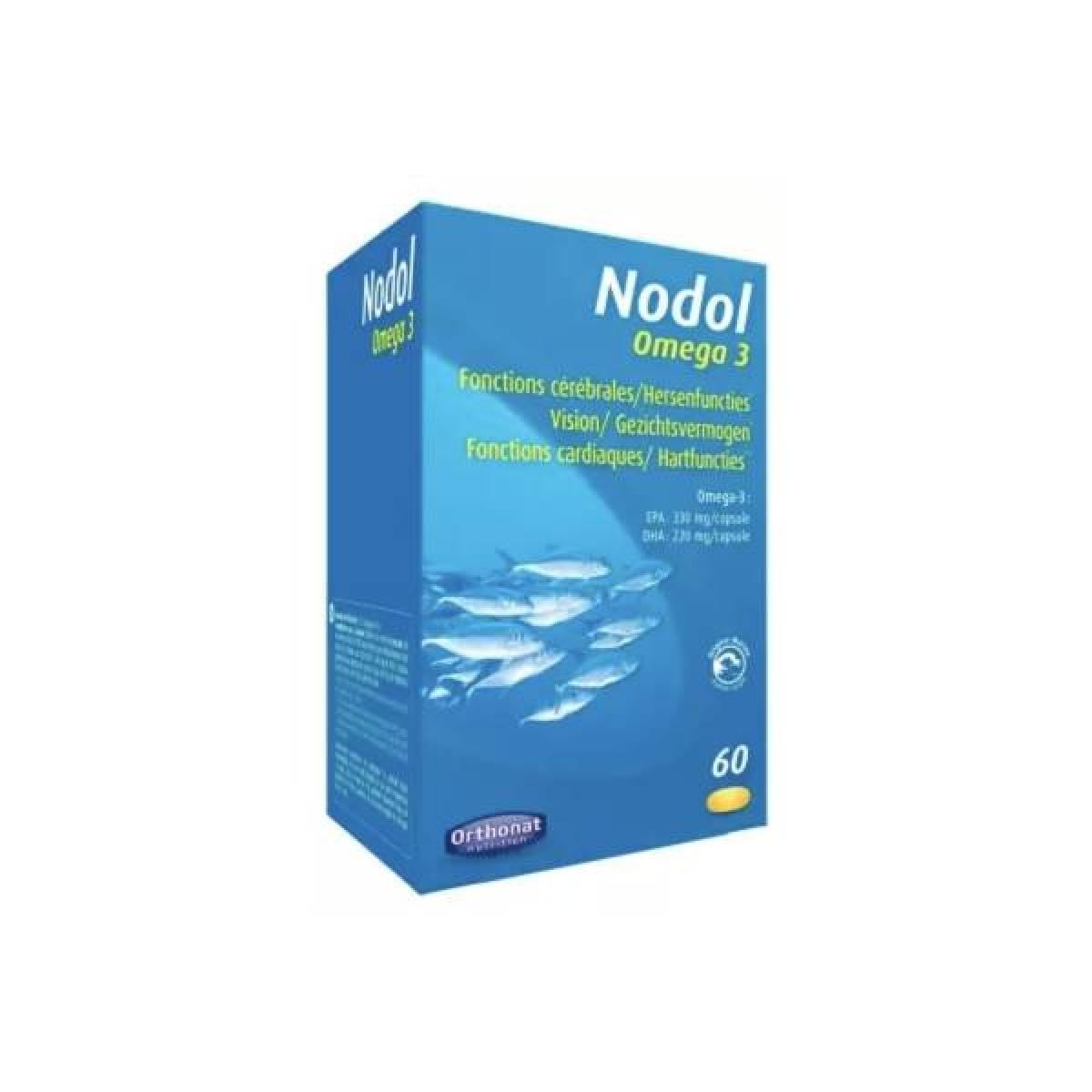 ORTHONAT Nodol oméga 3 60 capsules - Parapharmacie - Pharmarket