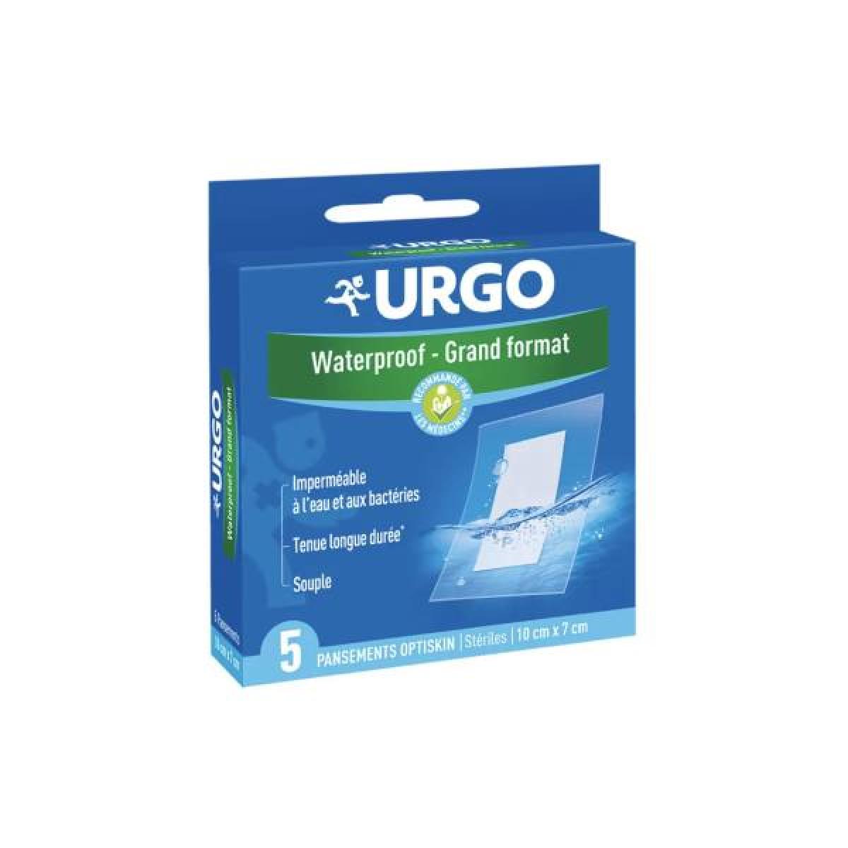 URGO Waterproof grand format 5 pansements optiskin - Parapharmacie ...