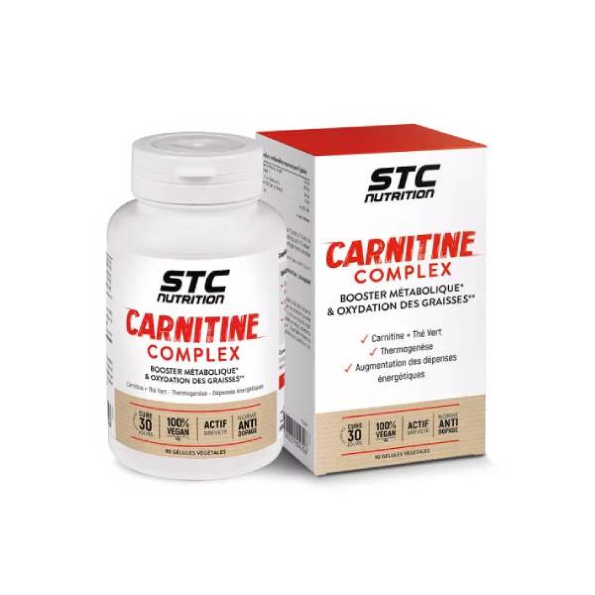 STC NUTRITION Carnitine complex 90 gélules - Parapharmacie - Pharmarket